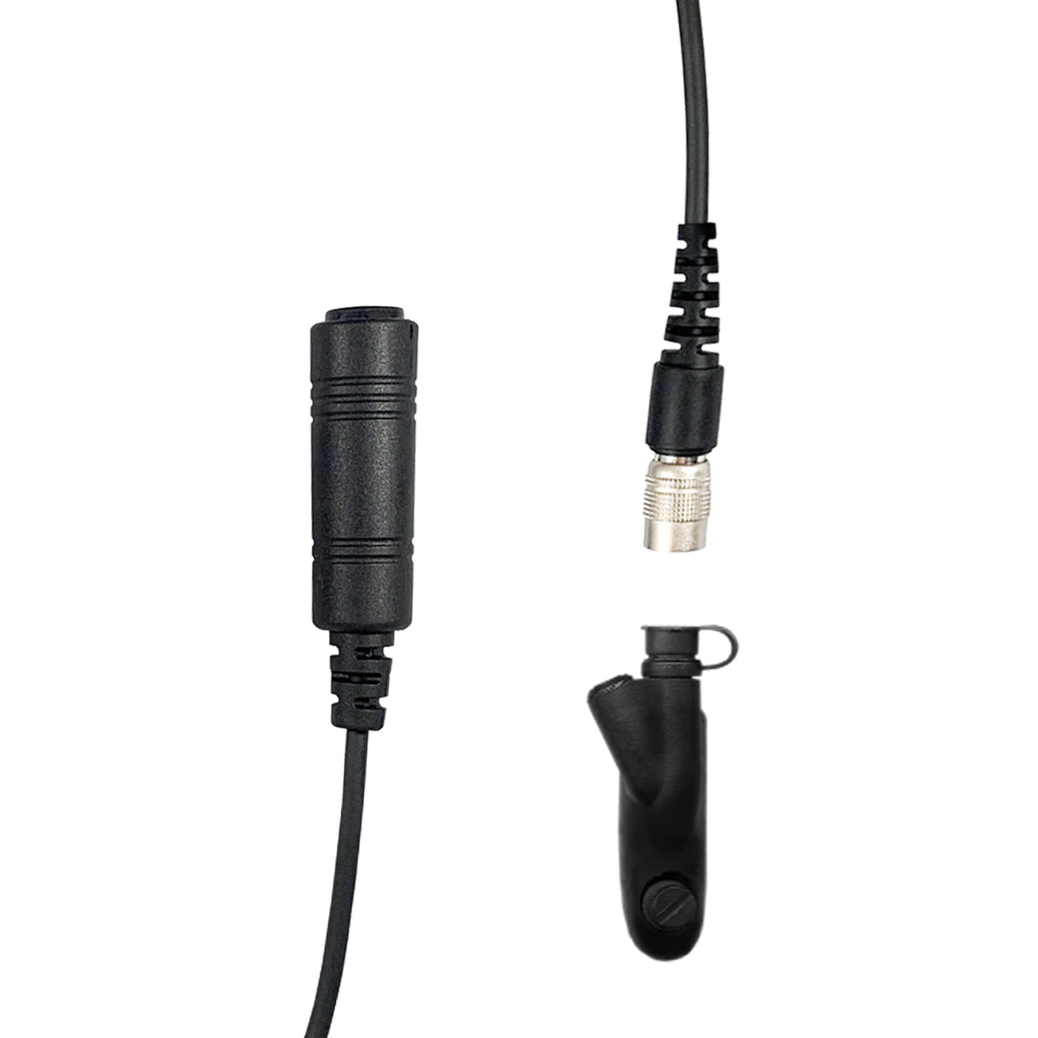 Tactical Radio Connector Cable & Push To Talk Adapter for Headset: NAT ...