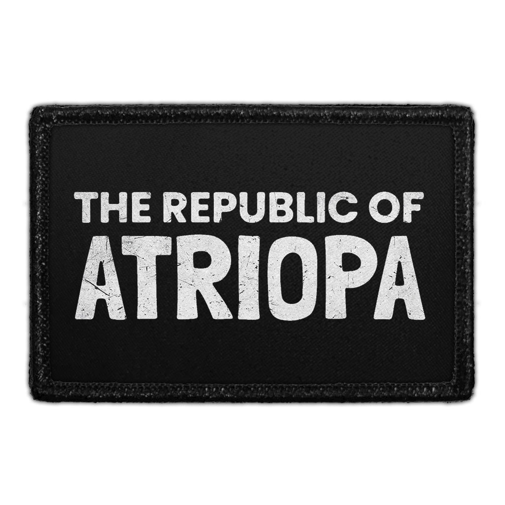 The Republic Of Atropia - Distress - Removable Patch – Divided We Fall