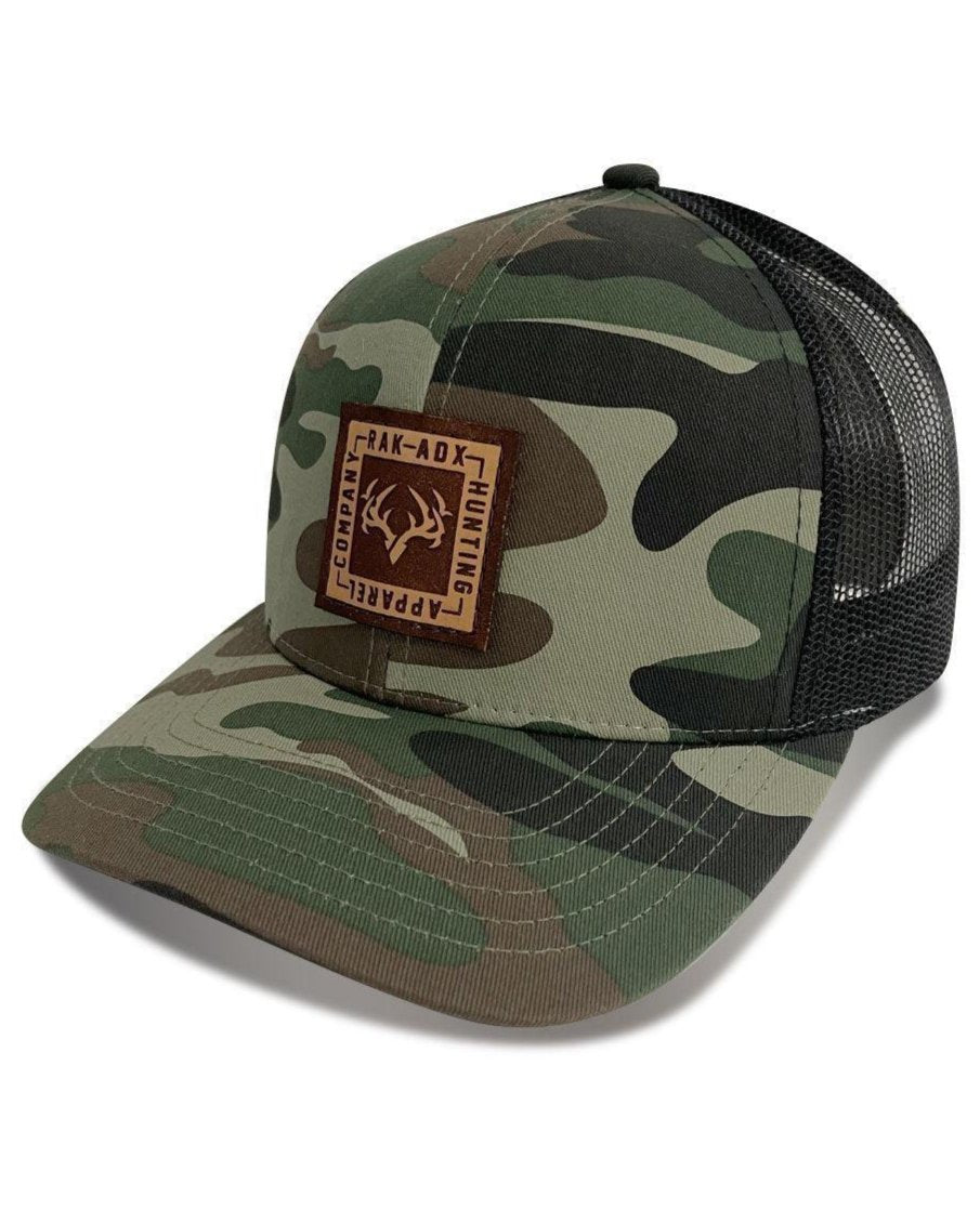 Delta Camo Leather Patch Trucker Hat – Divided We Fall