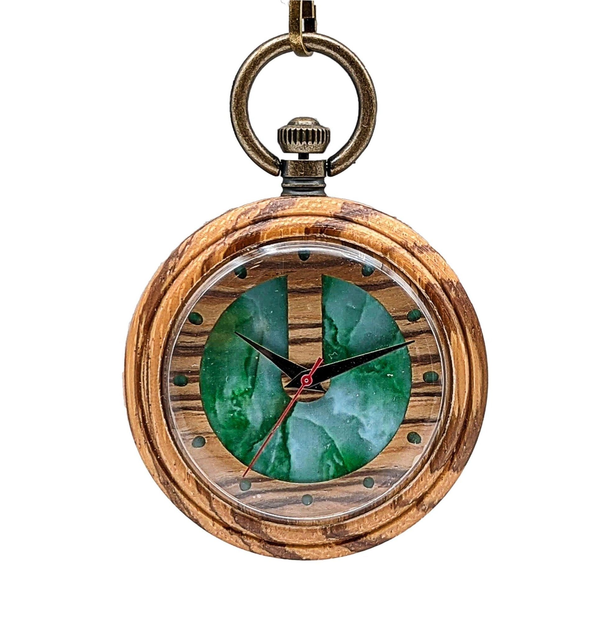 Groomsmen Set of 8 Wooden Pocket Watch | Arce – Divided We Fall